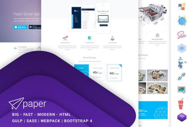 15 Clean & Minimal Design Landing Page Templates