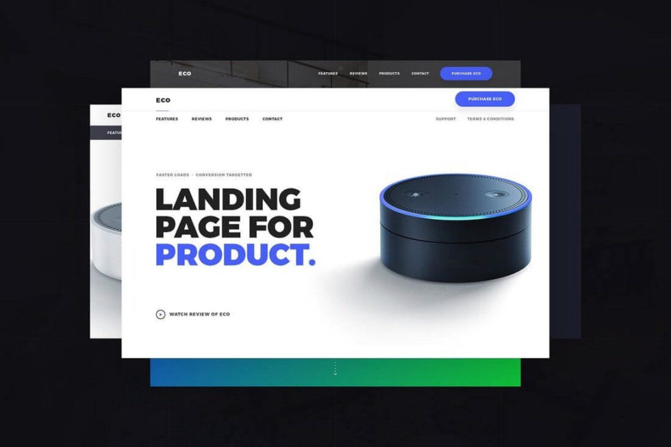 15 Clean & Minimal Design Landing Page Templates