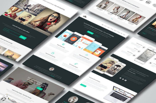 15 Clean & Minimal Design Landing Page Templates