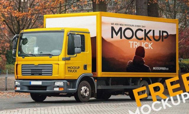 10+ Free Realistic Vehicles (Truck, Car & Van) Mockups PSD