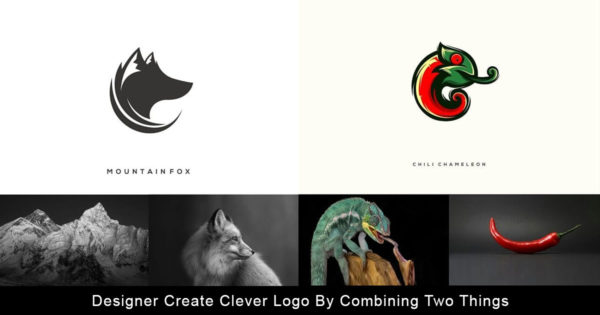 Designer Create Clever Logo By Combining Two Things - Webgyaani