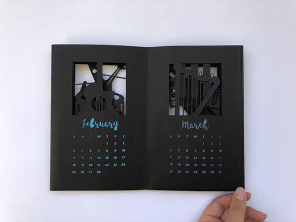 20 Creative Calendar Design Ideas For 2020 - Webgyaani