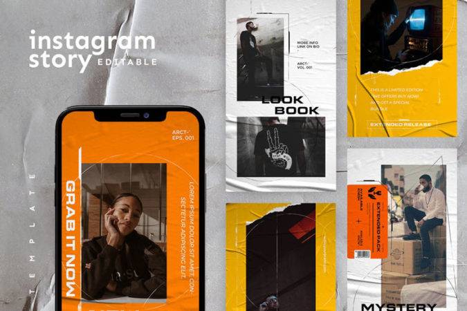 50+ Best Instagram Post & Stories PSD, AI Templates Download