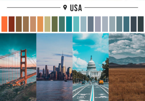 Beautiful Color Palettes Of Countries From Around The World - Webgyaani