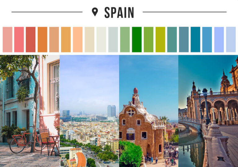 Beautiful Color Palettes Of Countries From Around The World - Webgyaani
