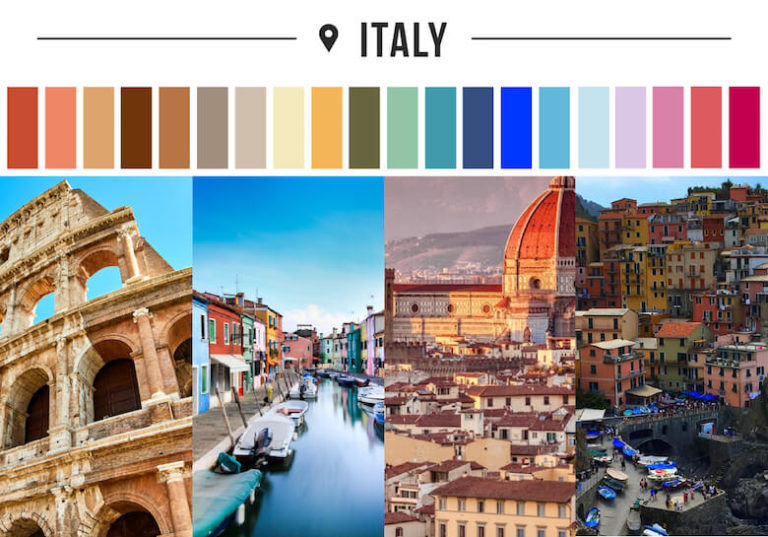 Beautiful Color Palettes Of Countries From Around The World - Webgyaani