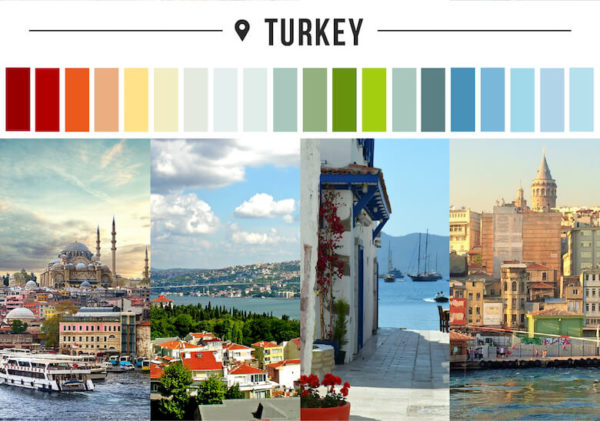 Beautiful Color Palettes Of Countries From Around The World - Webgyaani