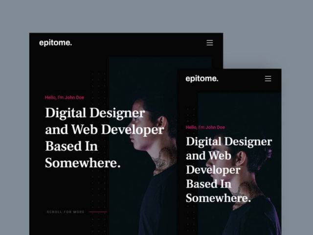 20+ Best Free Responsive HTML CSS Portfolio Templates In 2024