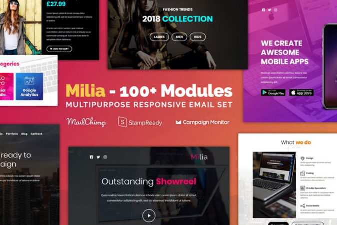 10 Responsive MailChimp Email Templates | HTML Newsletter Templates