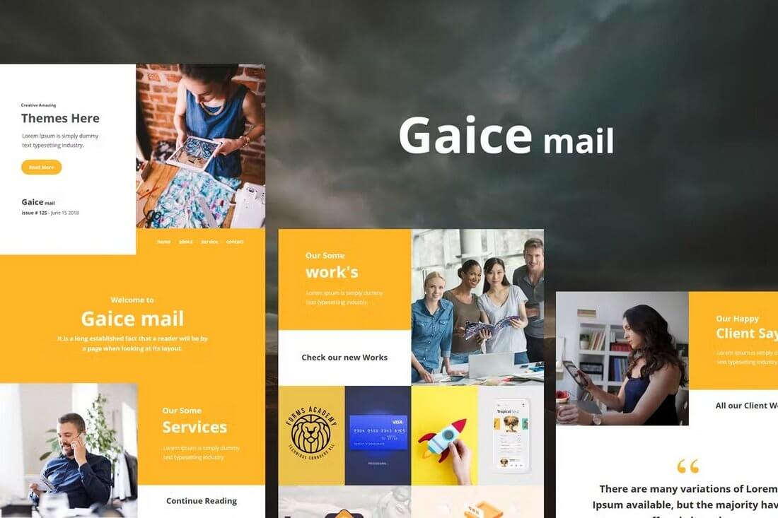 10 Responsive MailChimp Email Templates | HTML Newsletter Templates