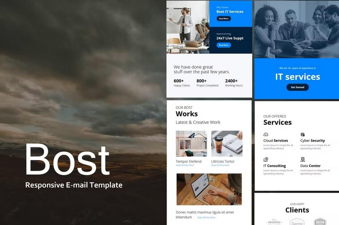 10 Responsive MailChimp Email Templates | HTML Newsletter Templates